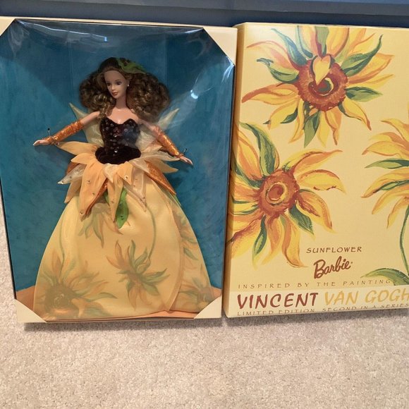 Mattel | Toys | Mattel Barbie Doll Vincent Van Gogh Sunflower Second In ...